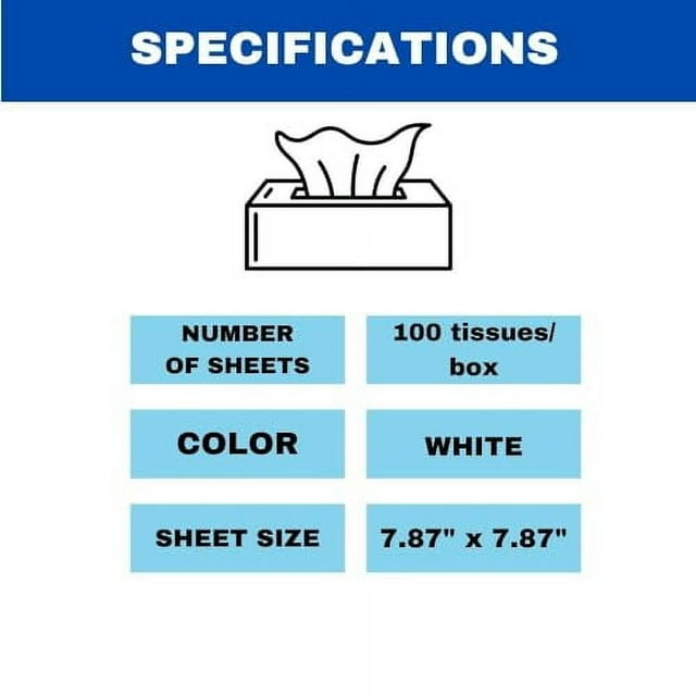 PSBM Ultra Soft Facial Tissues, Bulk Tissues for Business, 30 Boxes ...