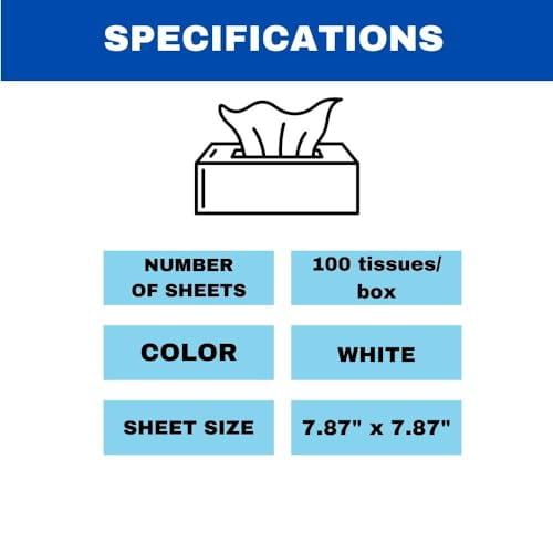 PSBM Ultra Soft Facial Tissues, Bulk Tissues for Business, 30 Boxes ...