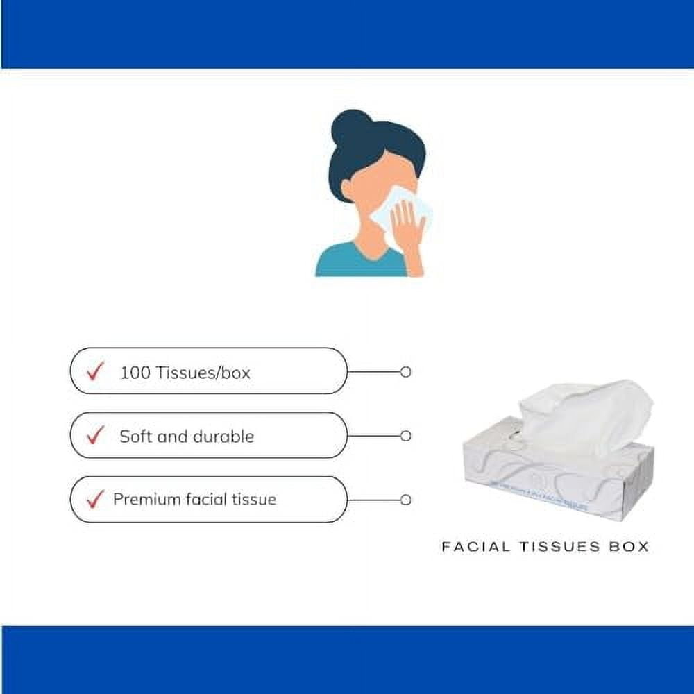PSBM Ultra Soft Facial Tissues, Bulk Tissues for Business, 30 Boxes ...