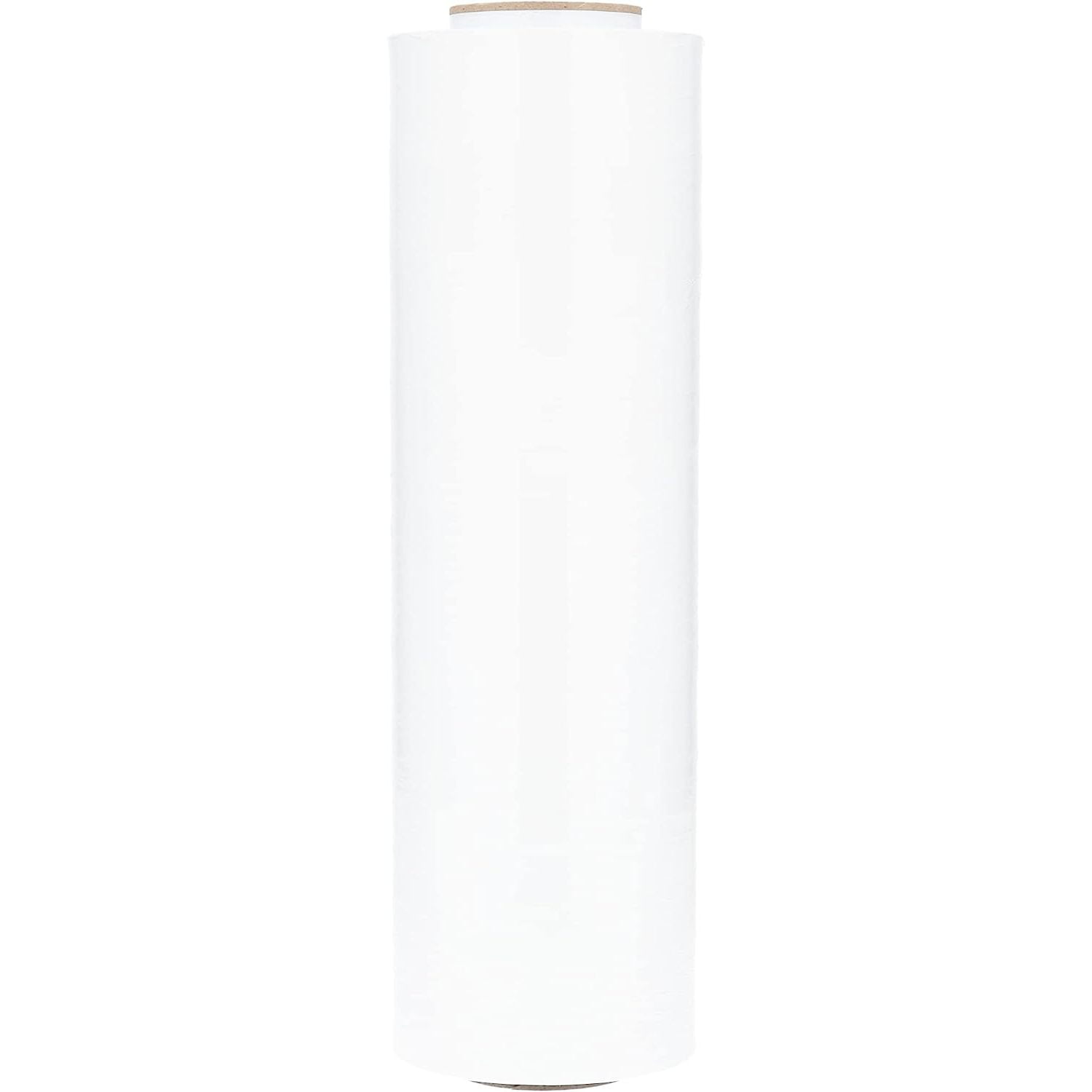 PSBM White Stretch Wrap, 1 Pack, 18 Inch x 1500 Feet, 80 Gauge, Plastic ...