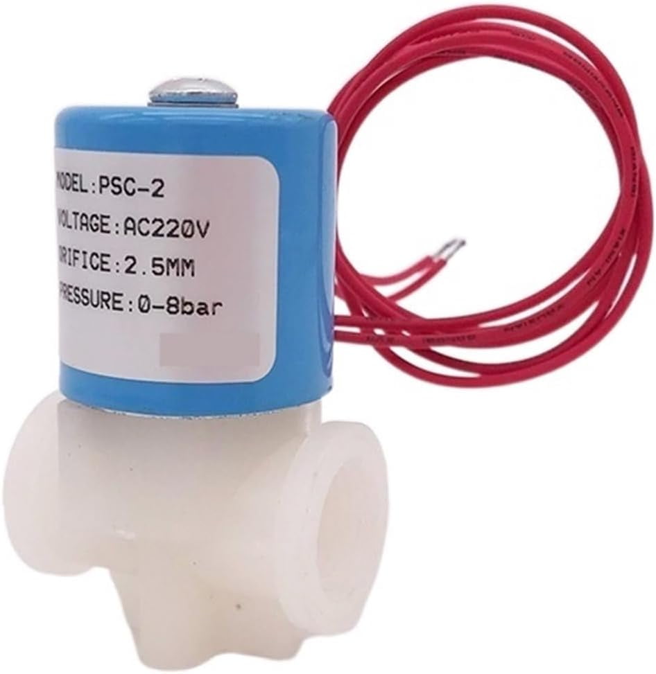 PSC-2 2 way Plastic water dispenser micsolenoid valve 1/4 BSP 24V 12V flow control for water ...