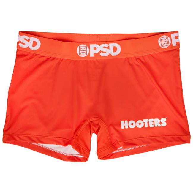 PSD Hooters Uniform Boyshort Women's Medium Orange Stretch Elastic ...