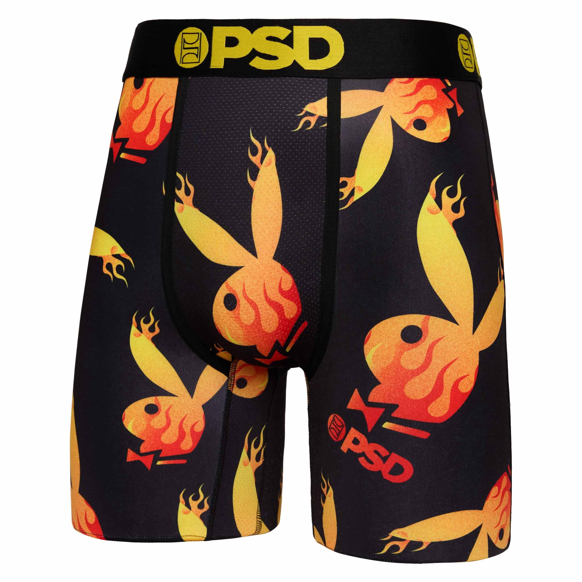 PSD Men's Playboy Flames Boxer Briefs, Multi, L - Walmart.com