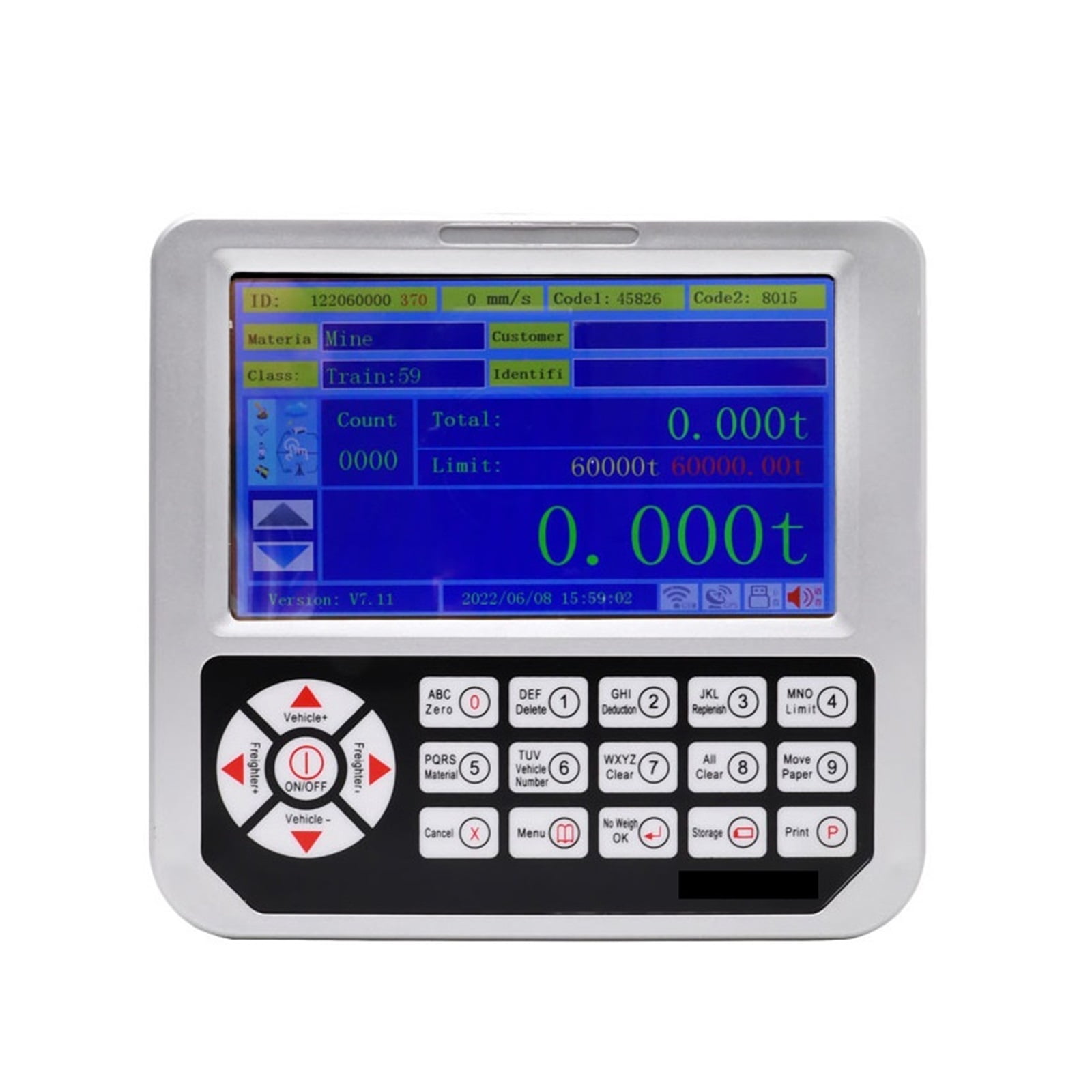 PSD9000 Electronic Weighing Forklift Weight Monitoring System For Wheel ...