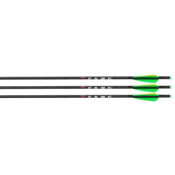PSE Archery 1930FNG20FM Black Fang Crossbow Half Moon Bolt, 20 Inch, 3 ...