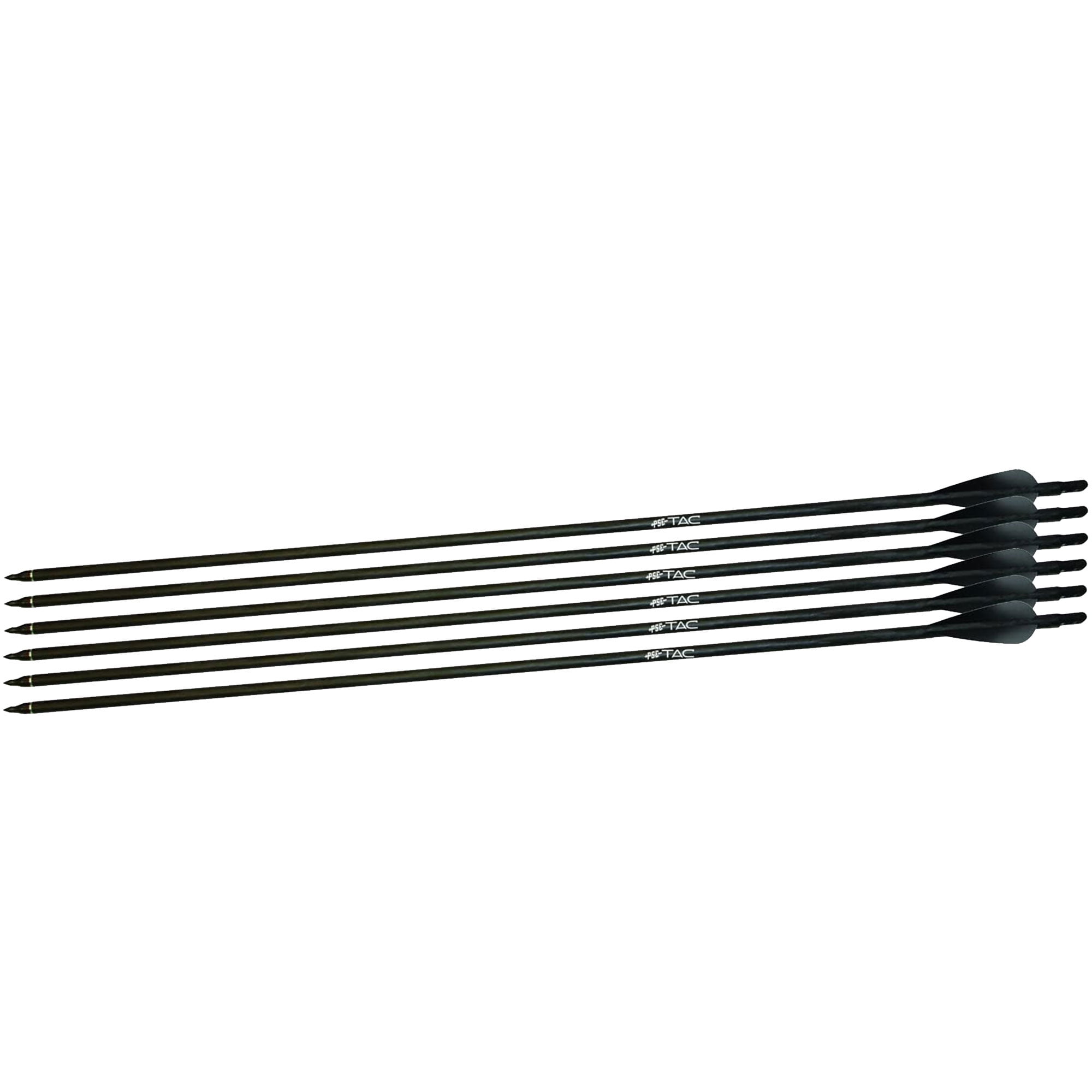 PSE Archery 1960RXHX15 Tac 15 RWX Carbon Crossbow Bolts, 26.25 In, 6 ...