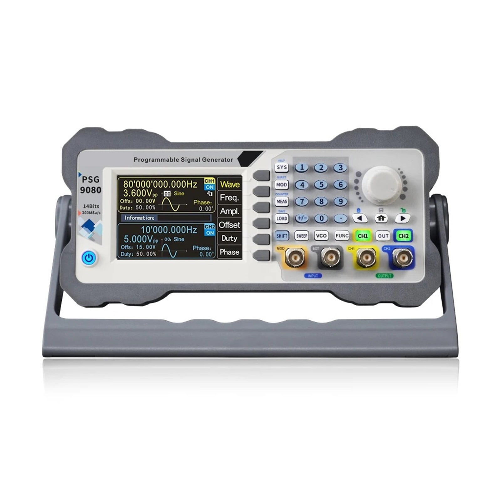 PSG9080 80M Programmable Digital Control DDS Dual-Channel Arbitrary ...
