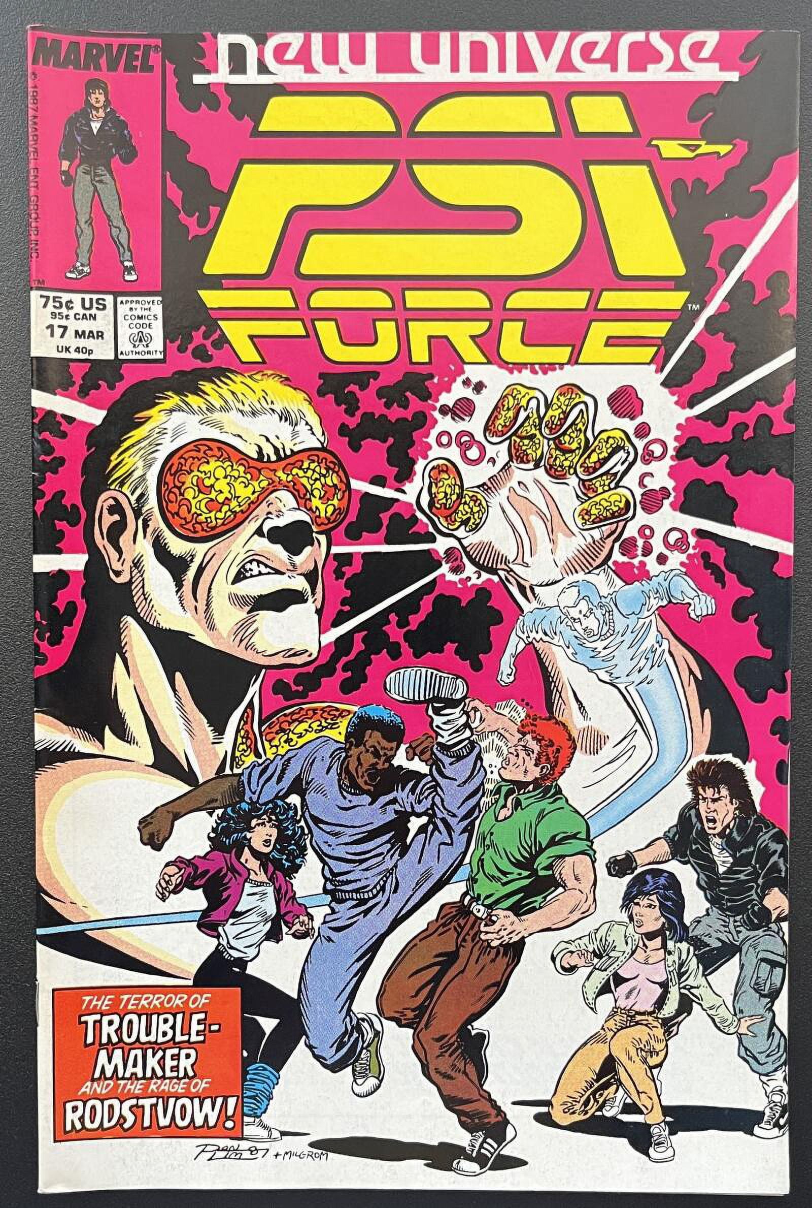 PSI Force #17 Marvel Comic Book Mar. 1988 Direct Edition - CB243 ...