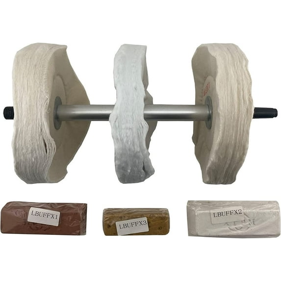 PSI Woodworking LBUFFSYS 3-Step Lathe Buffing System - Walmart.com