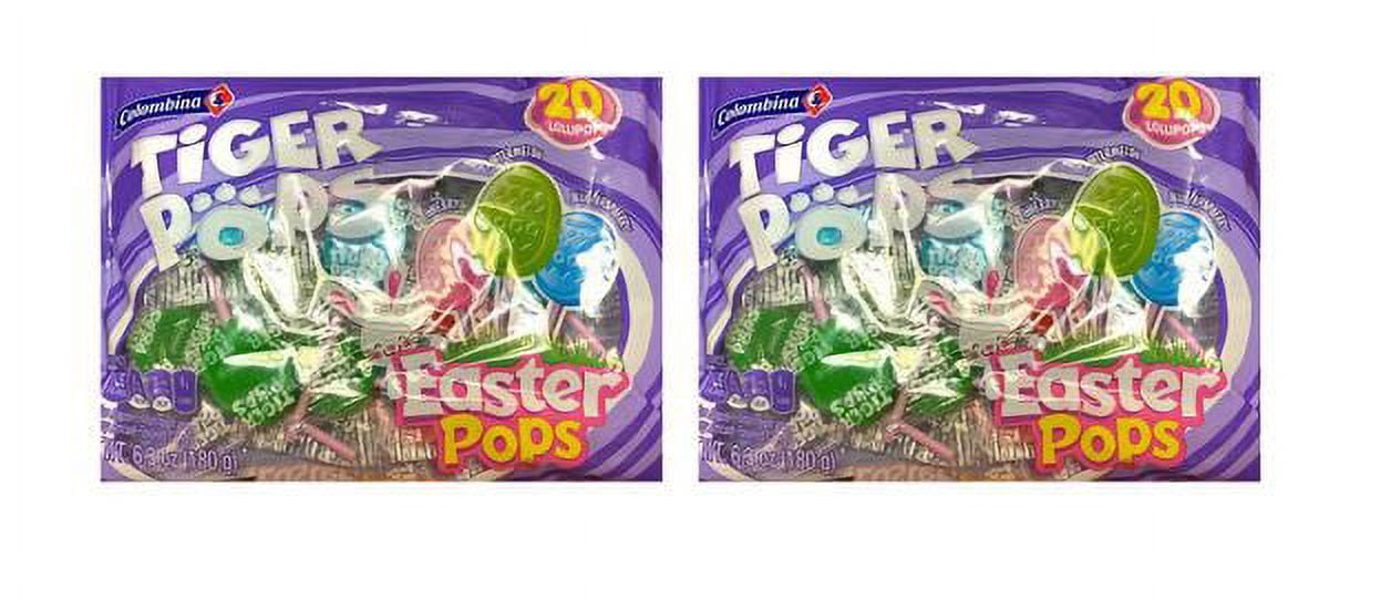 PSLLC Columbina Easter Pops Tiger Pops Individually Wrapped Lollipops ...