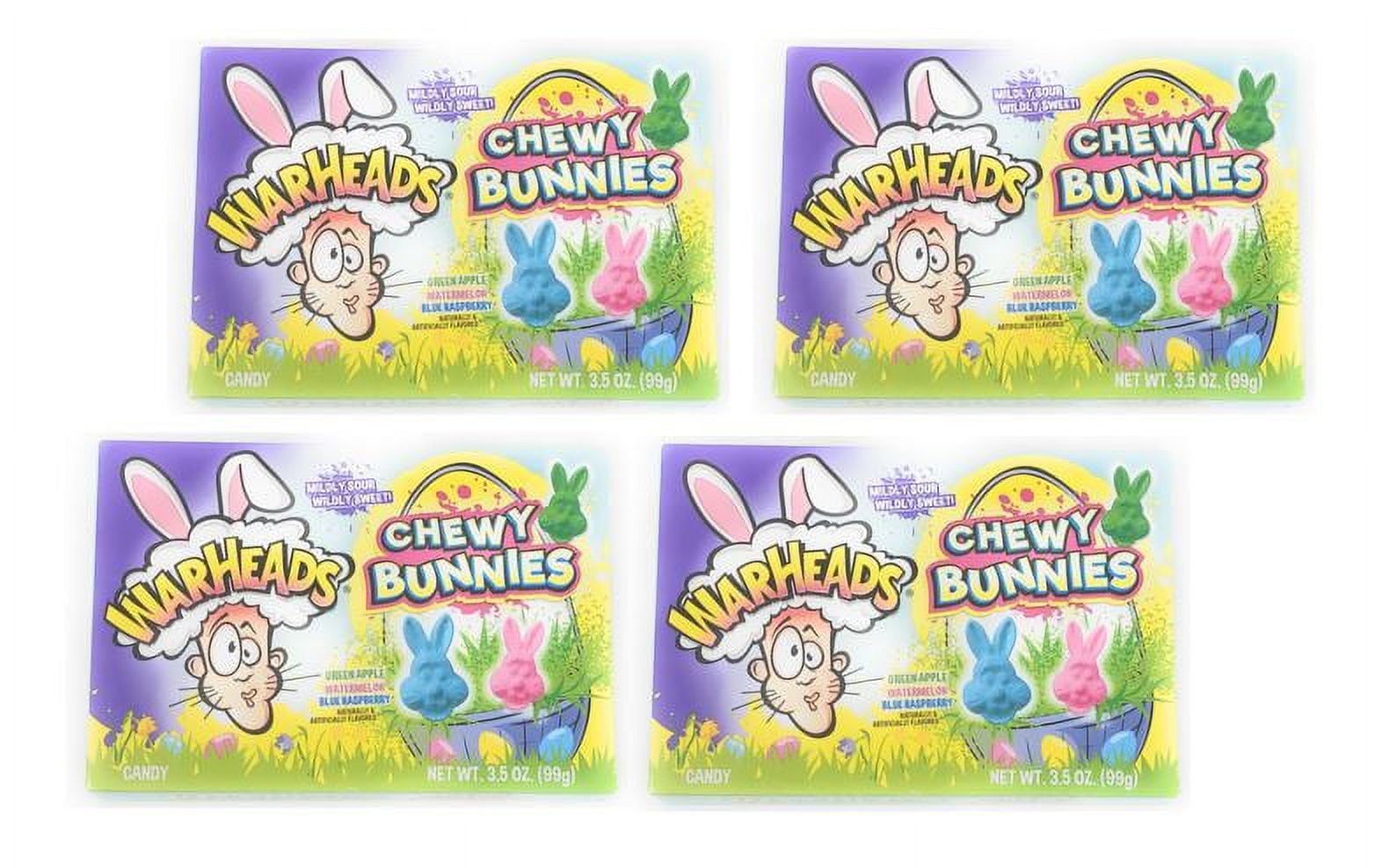 PSLLC EASTER WARHEADS Chewy Bunnies Assorted Fruit Flavored (Green ...