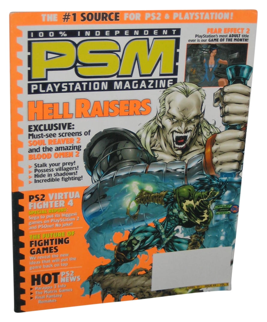 PSM PlayStation Magazine Book Issue 44 April 2001 Vol. 5 - Walmart.com