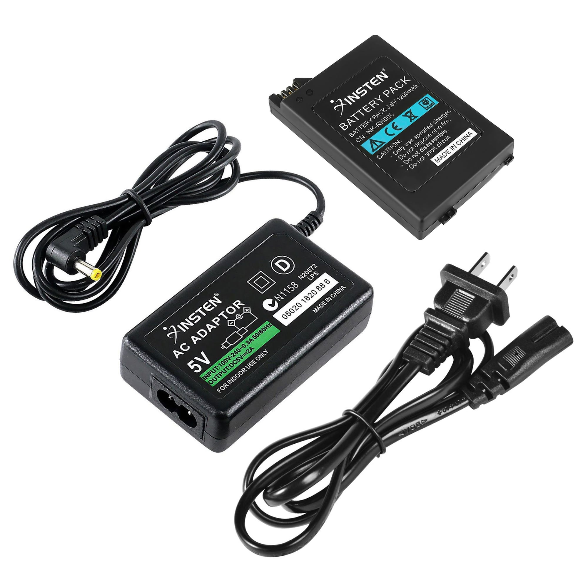 Insten Portable Rechargeable Battery Pack & Charger Kit for Sony PSP ...
