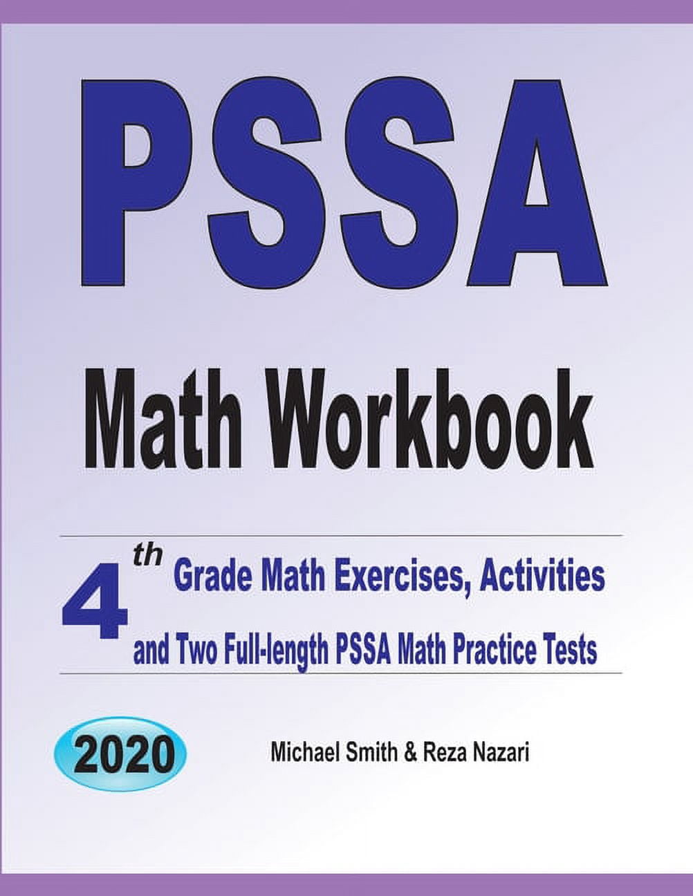 PSSA Math Workbook: 4th Grade Math Exercises, Activities, and Two Full ...