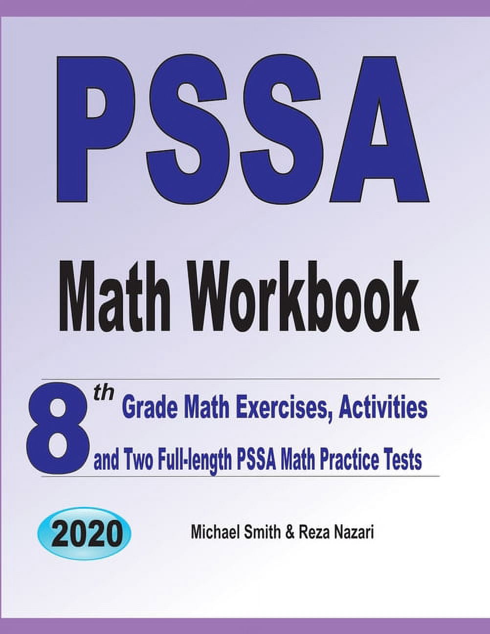 PSSA Math Workbook: 8th Grade Math Exercises, Activities, and Two Full ...