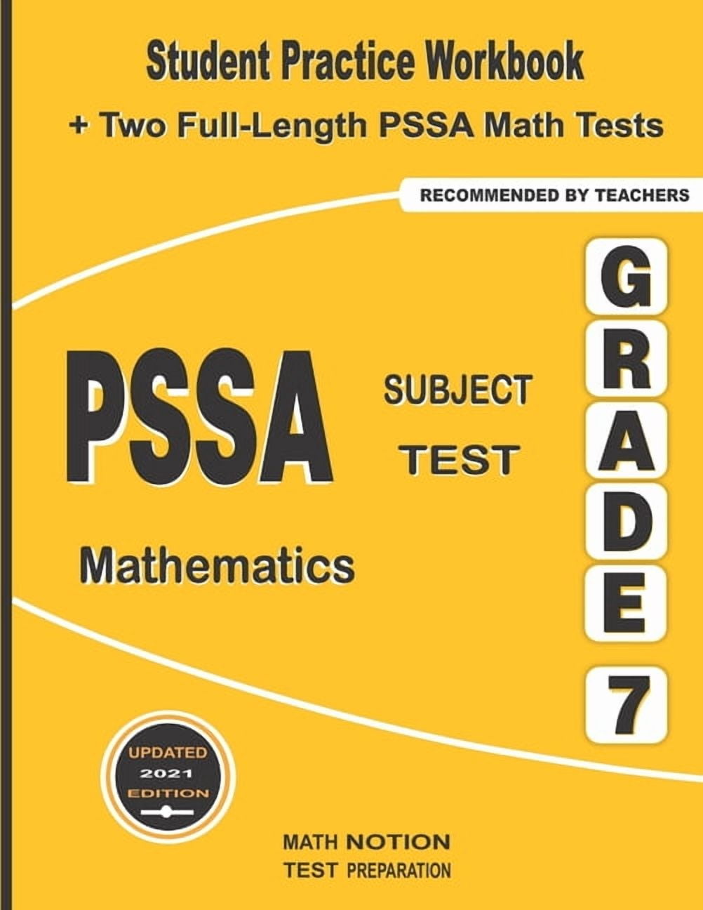PSSA Subject Test Mathematics Grade 7: Student Practice Workbook + Two ...