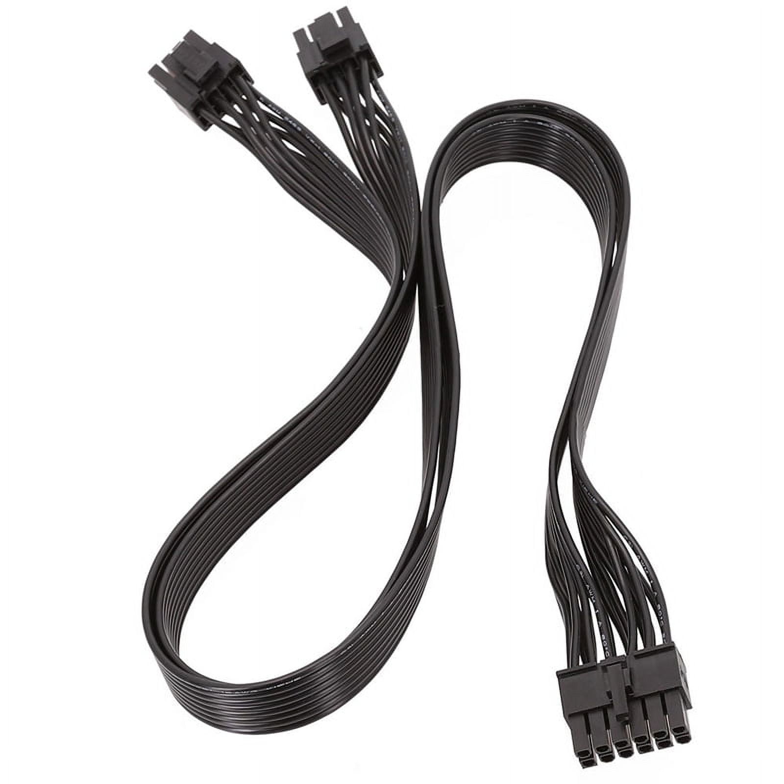 PSU Graphics Card Line 12Pin to Dual 8Pin(6+2) PCI-E Modular Power Cable for P-860 P-1000 X-1050 ...