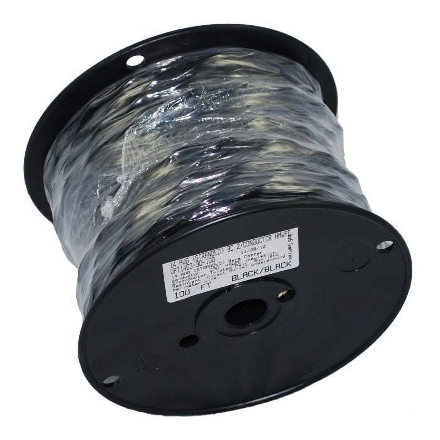 100' Twisted Wire Solid Core-Color:T-WIRE-P,Size:14 Gauge - Walmart.com