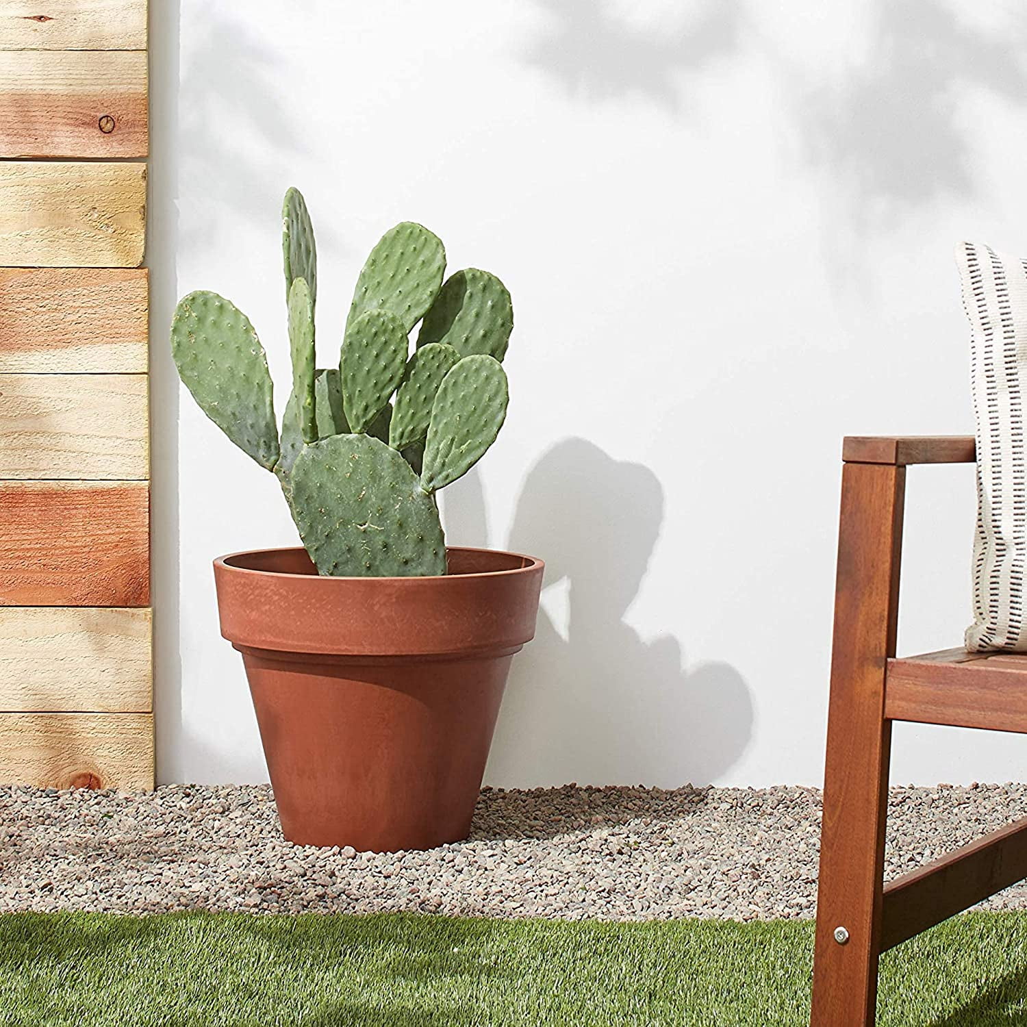 PSW Arcadia Garden Products OT41TC Plastic/Stone/Wood Composite ...
