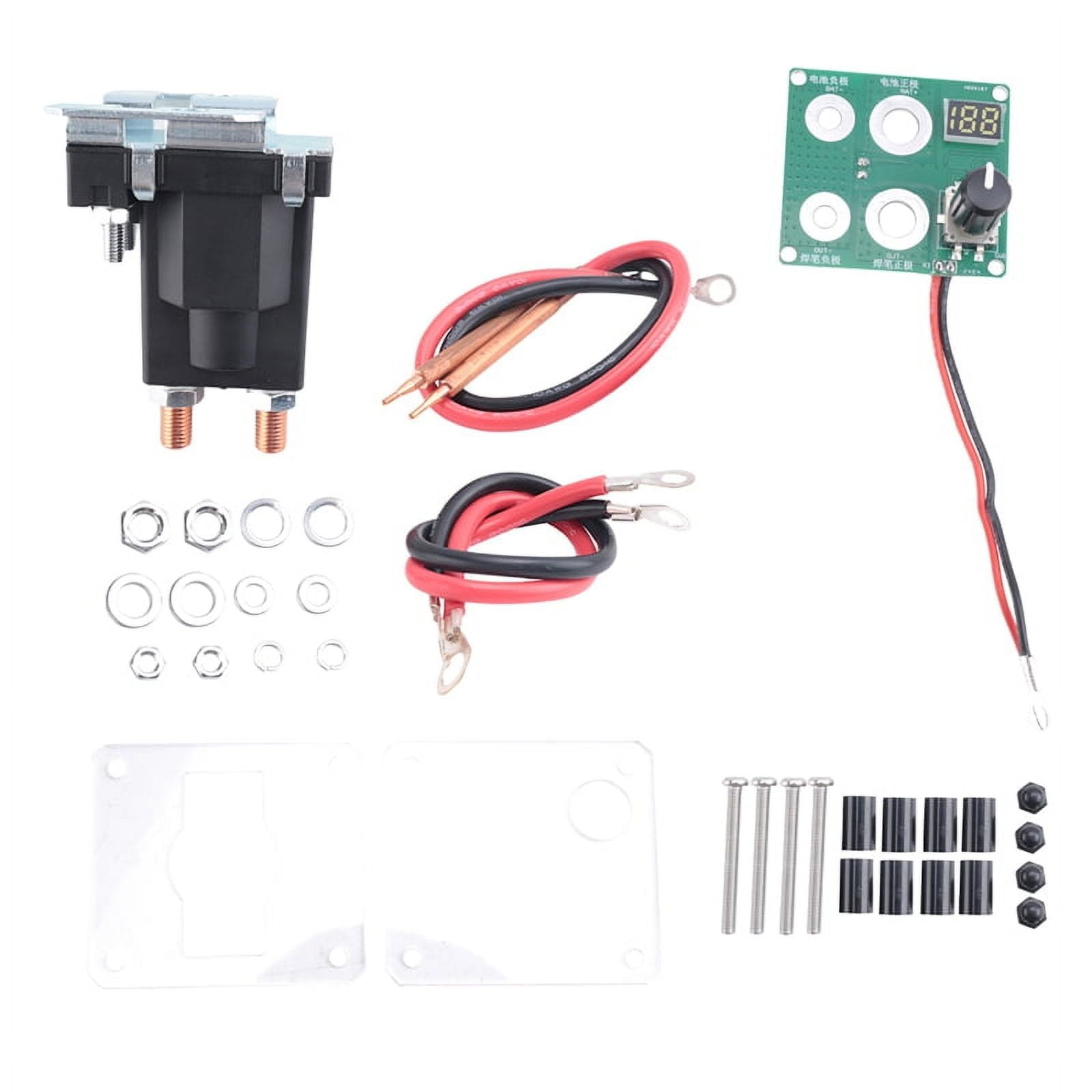 PSW100 199 Gear 12V Relay Spot Welder Kit Adjustable Mini Spot Welding ...