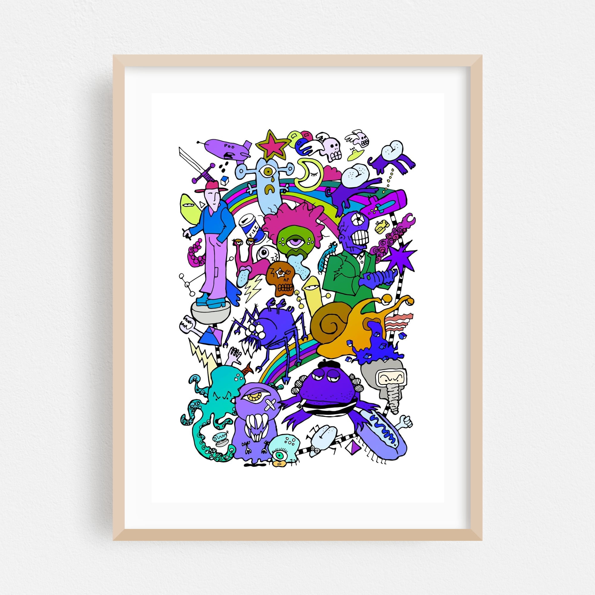 PSYCHEDELICA - ALTERNATIVE VERSION - Drawing Surrealism Psychedelic Pop ...