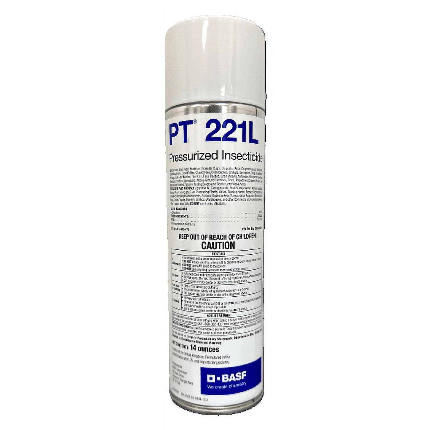 BASF PT 221L Lambda-cyhalothrin Insecticide Aerosol, Flea Spray, Ants ...