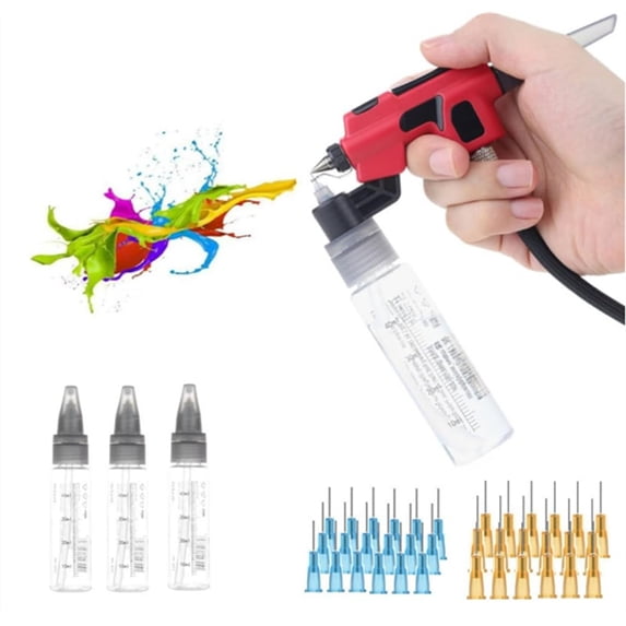 PT-AB Wash-Free Airbrush with Marker Rack for Models Painting Tool ...