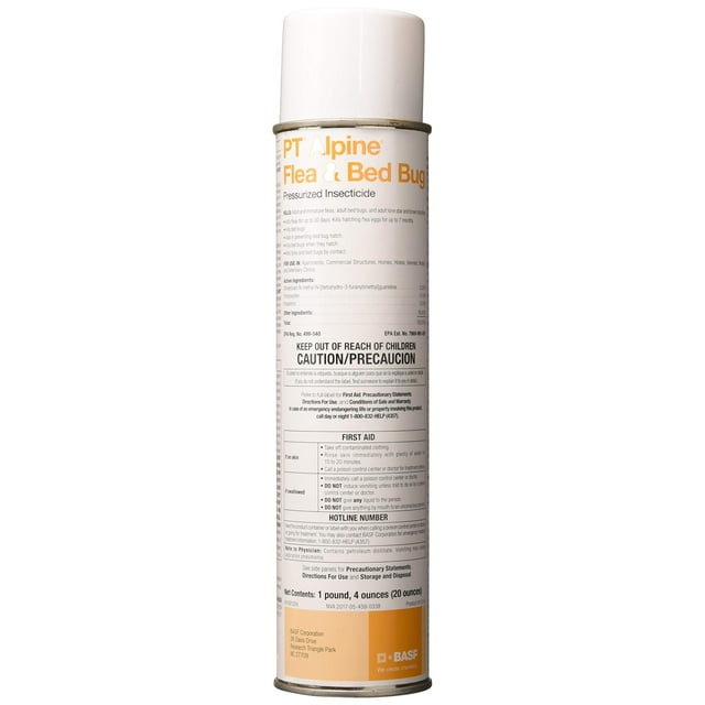 BASF Alpine Pet Friendly Flea & Bed Bug Aerosol Spray - Safe Home ...