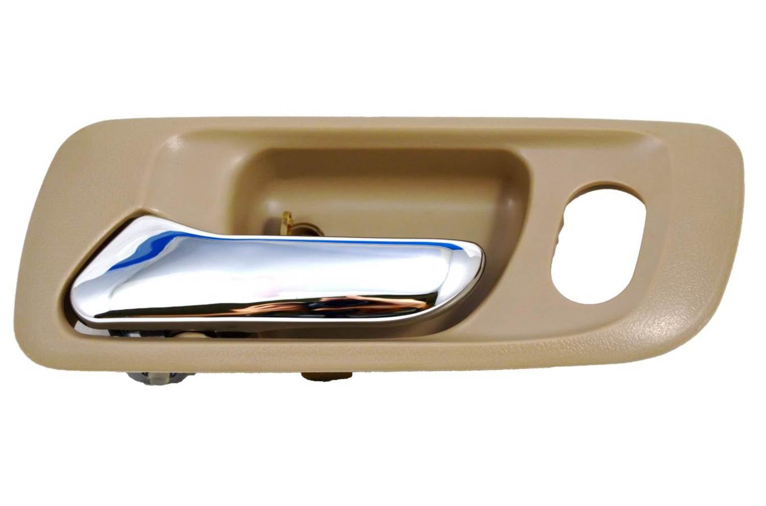 PT Auto Warehouse HO-2580ME-FL - Inner Interior Inside Door Handle, Beige/Tan Housing with ...