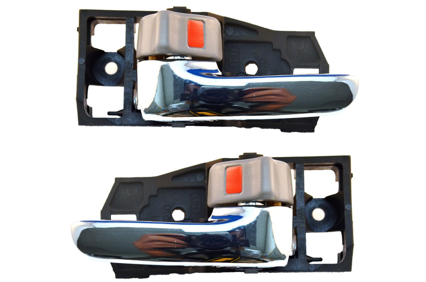 PT Auto Warehouse TO-2510MH-DP - Inner Interior Inside Door Handle, Light Gray Knob with Chrome ...