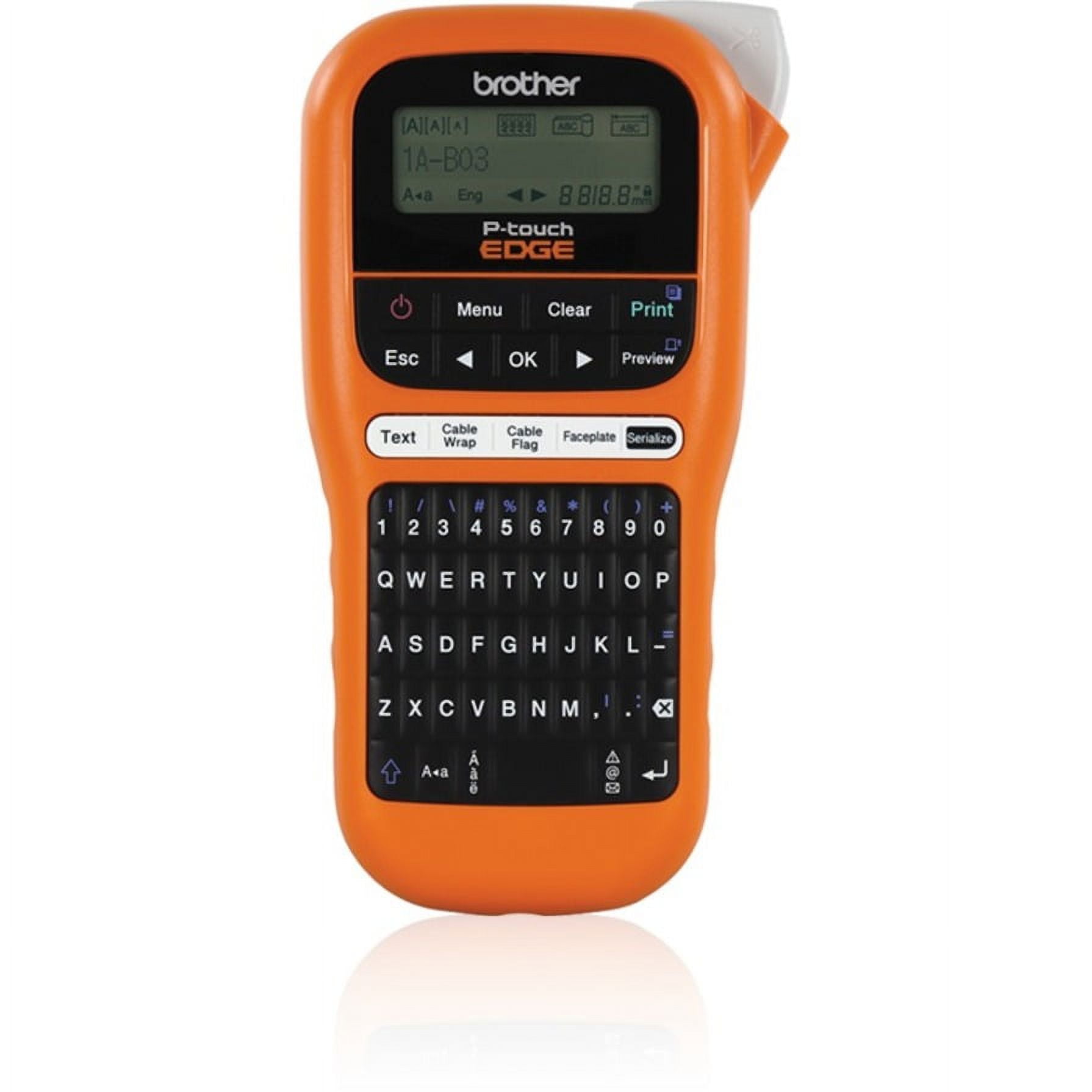 Brother PT-E105 Handheld Industrial Label Maker, Electronic Printer ...