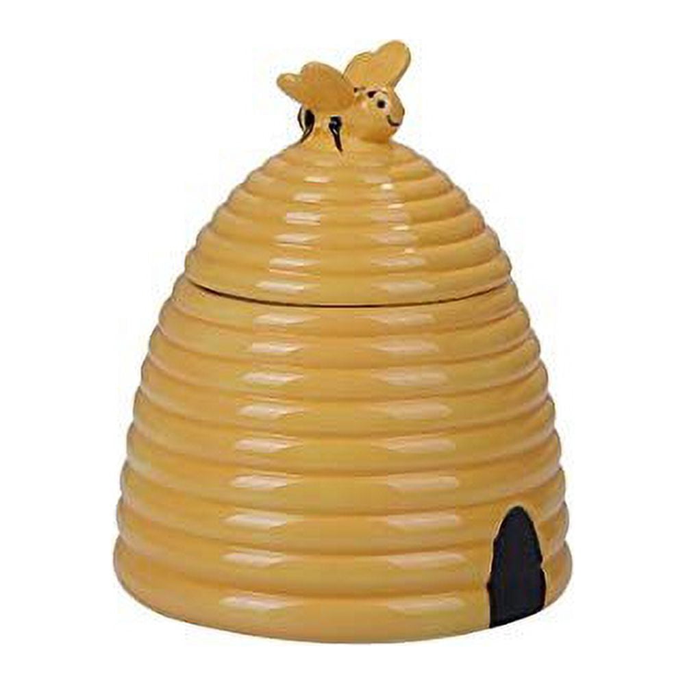 Honey Bees Beehive Ceramic Cookie Jar Hive Kitchen Home Decor - Walmart.com