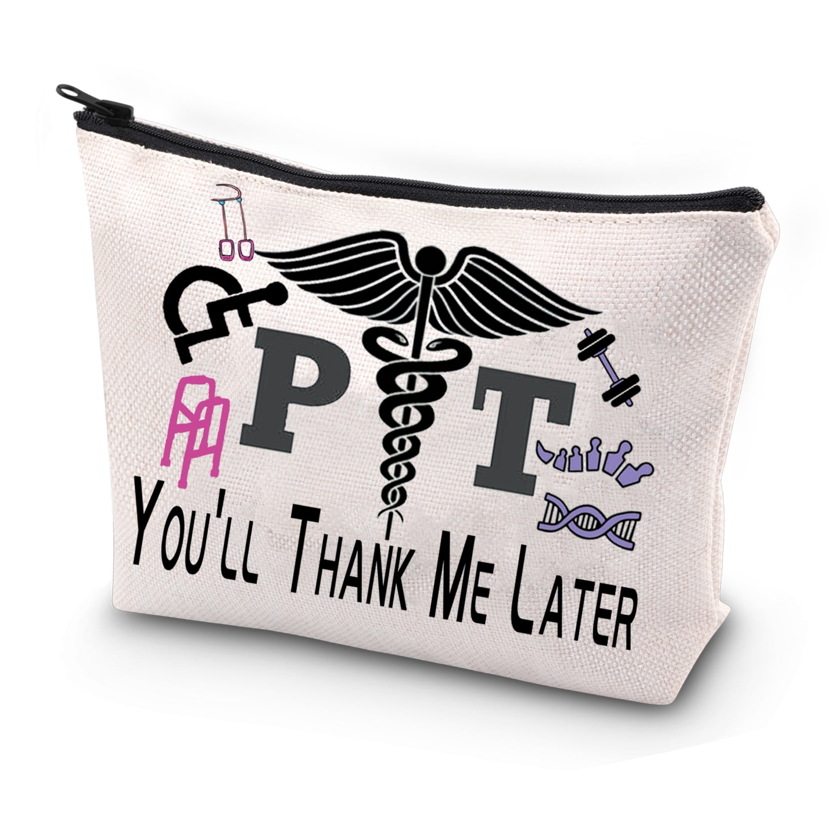 PT Physical Therapy Makeup Bag PT You'll Thank Me Later Physical ...