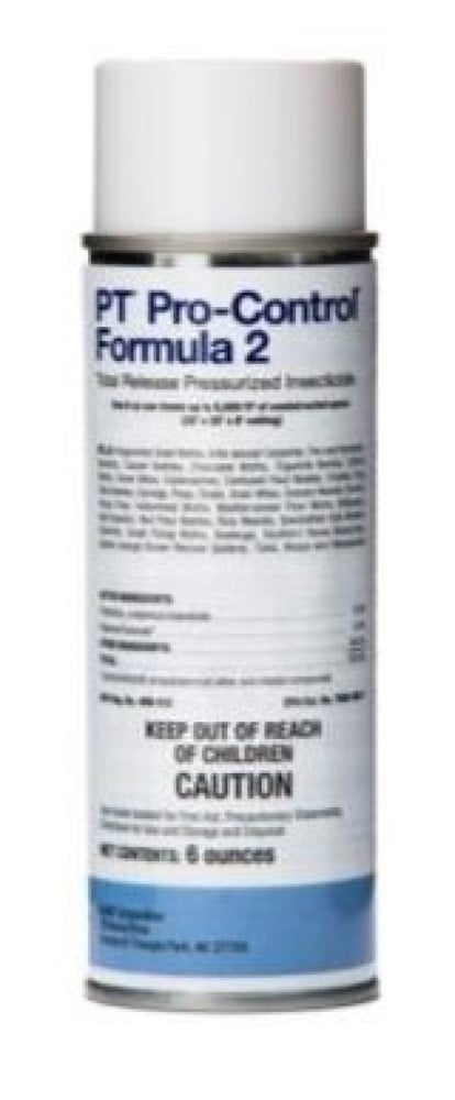 PT Pro-Control Formula 2 - Kills Crawling & Flying Insects - 6 oz Can ...