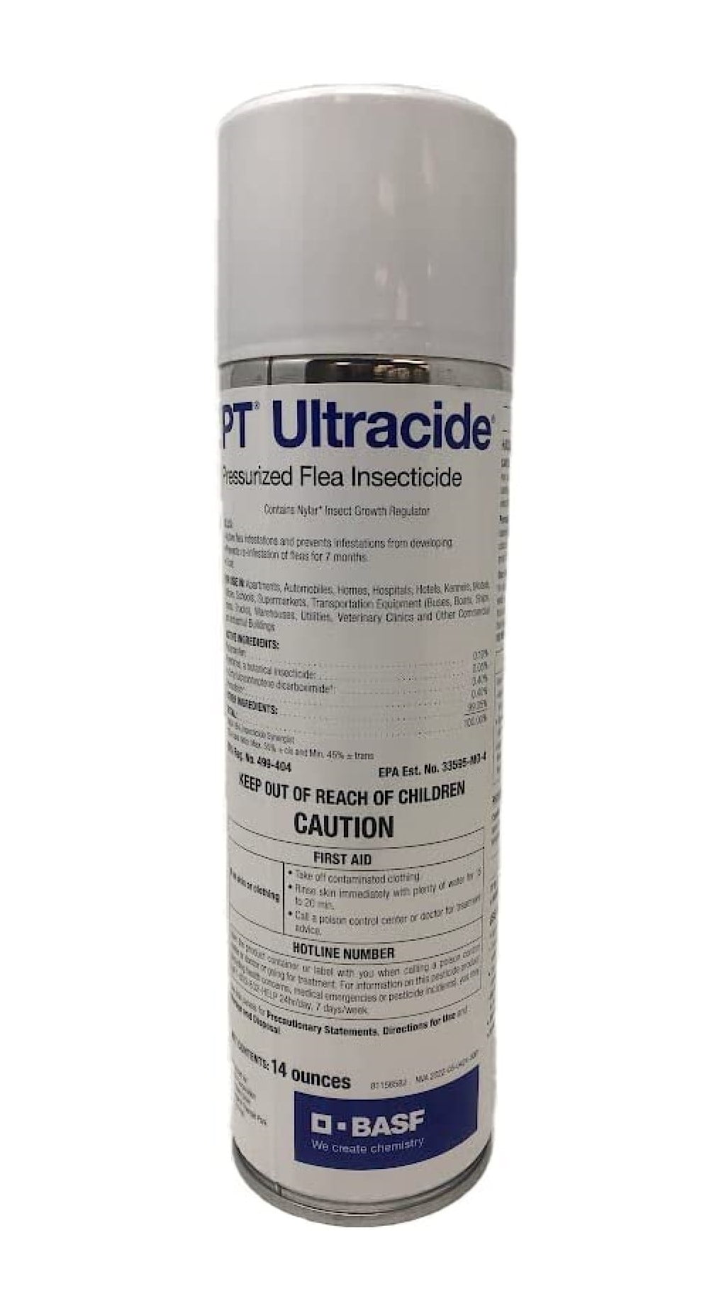 BASF PT Ultracide Pressurized Flea Insecticide, Interrupts Flea Life ...