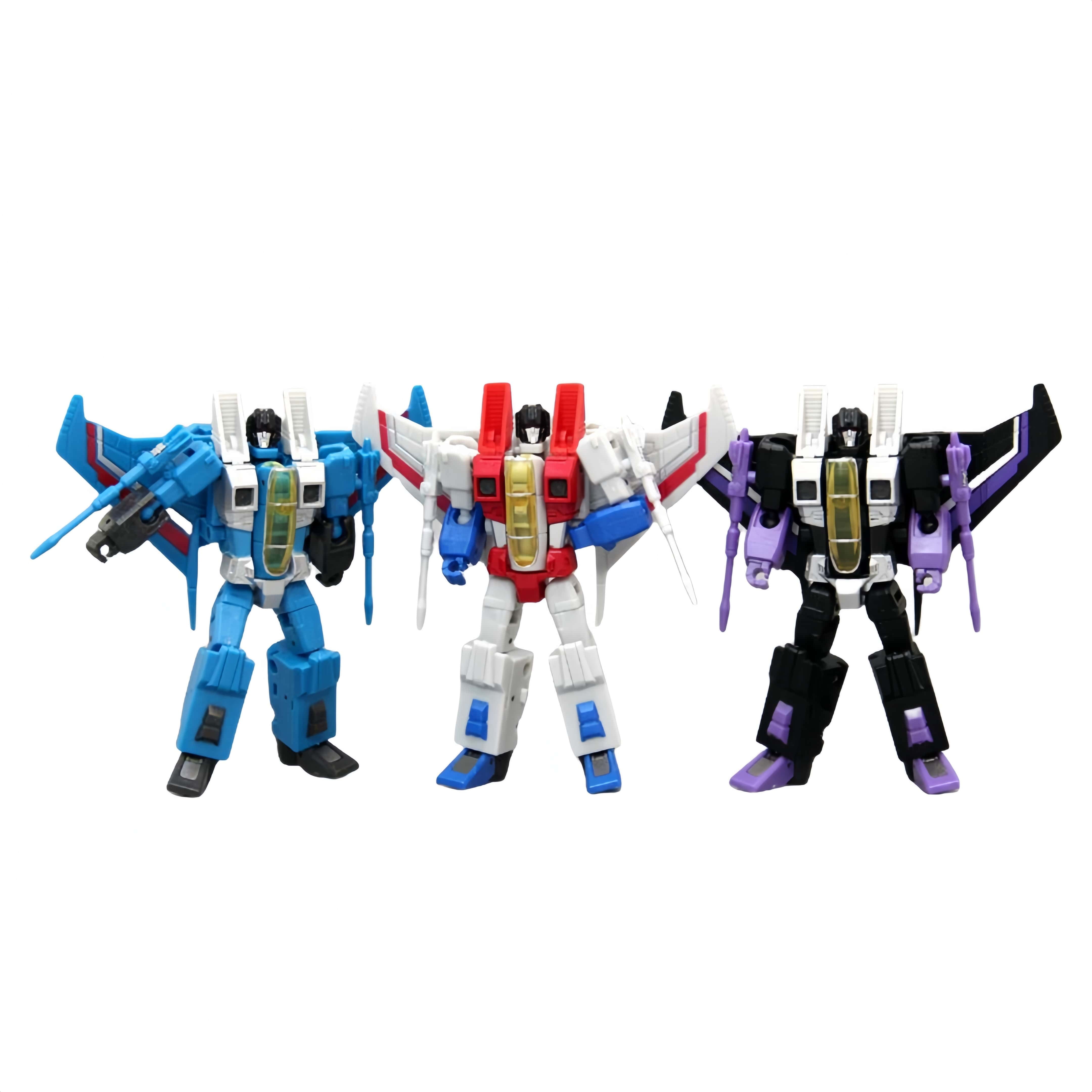 PT01-06 Flying Fighter Squad Set - F15 Fighter Jet Transforming Robots ...