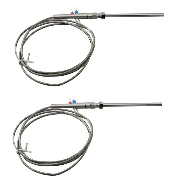 PT100 Temperature Sensor Probe 2 Wire Design for Reliable Measurements ...