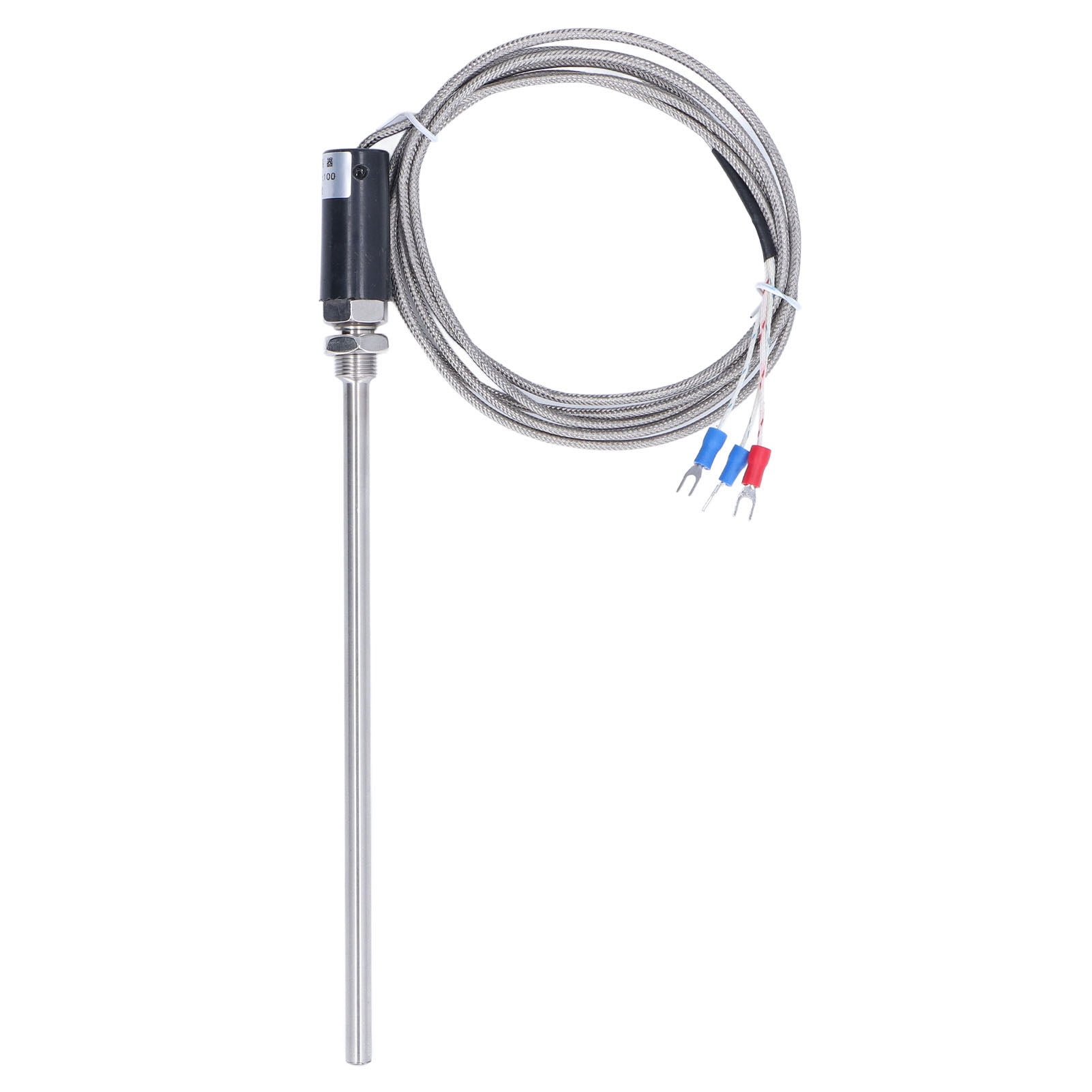 PT100 Thermocouple Probe Temperature Sensor Shielded Wire Transducer ...