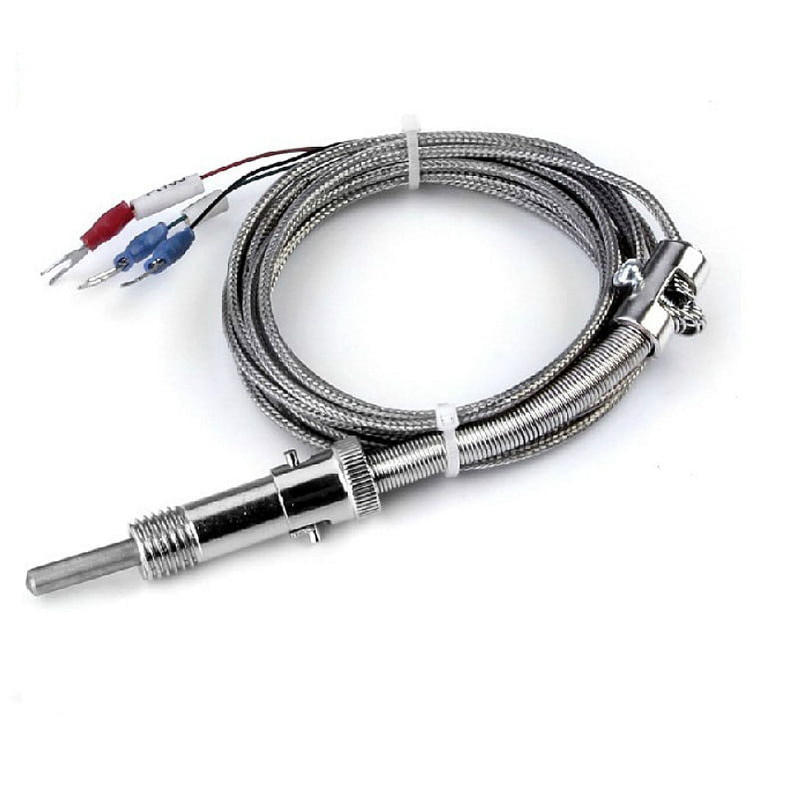 PT100 Thermocouple Temperature Sensor Stainless Steel Probe With 1~6m 3 ...