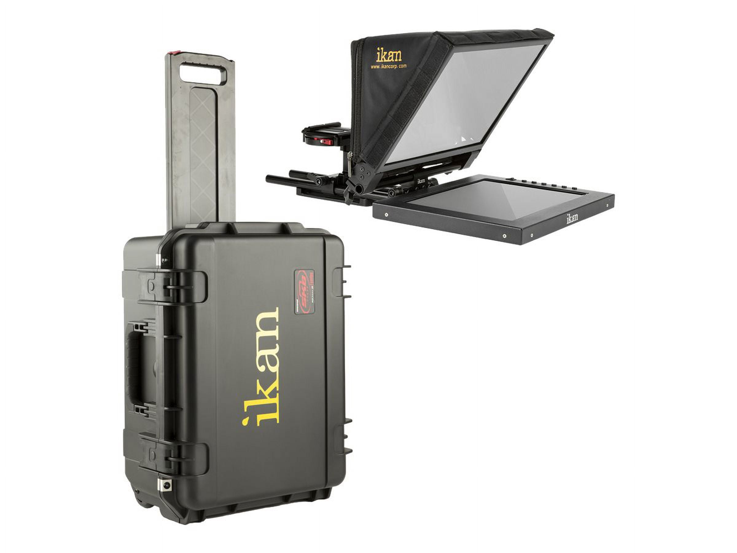 PT1200 Teleprompter Travel Kit, Includes 12" Custom Monitor, Rolling ...
