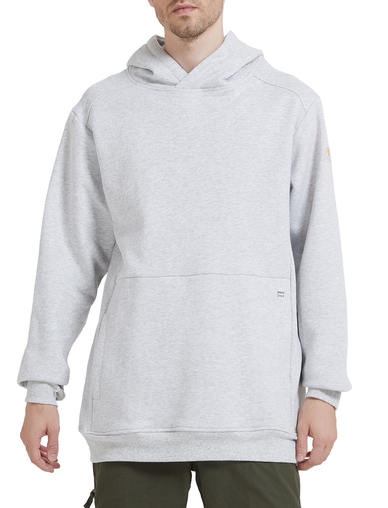 PTAHDUS FR Hoodies for Men, 100% Cotton FR Sweatshirt, 10.5oz Flame Resistant Workwear Clothing ...