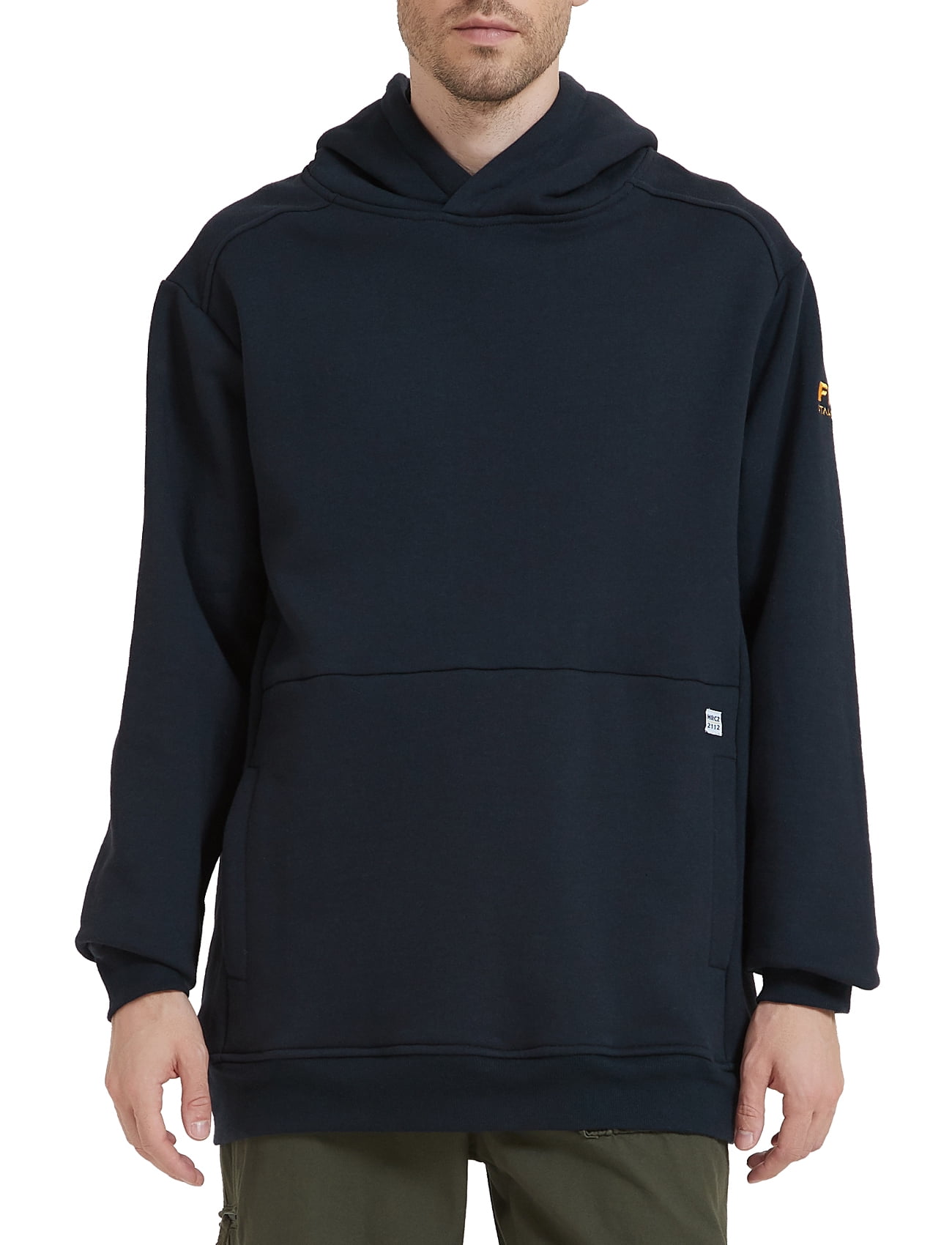 PTAHDUS FR Hoodies for Men, 100% Cotton FR Sweatshirt, 10.5oz Flame Resistant Workwear Clothing ...