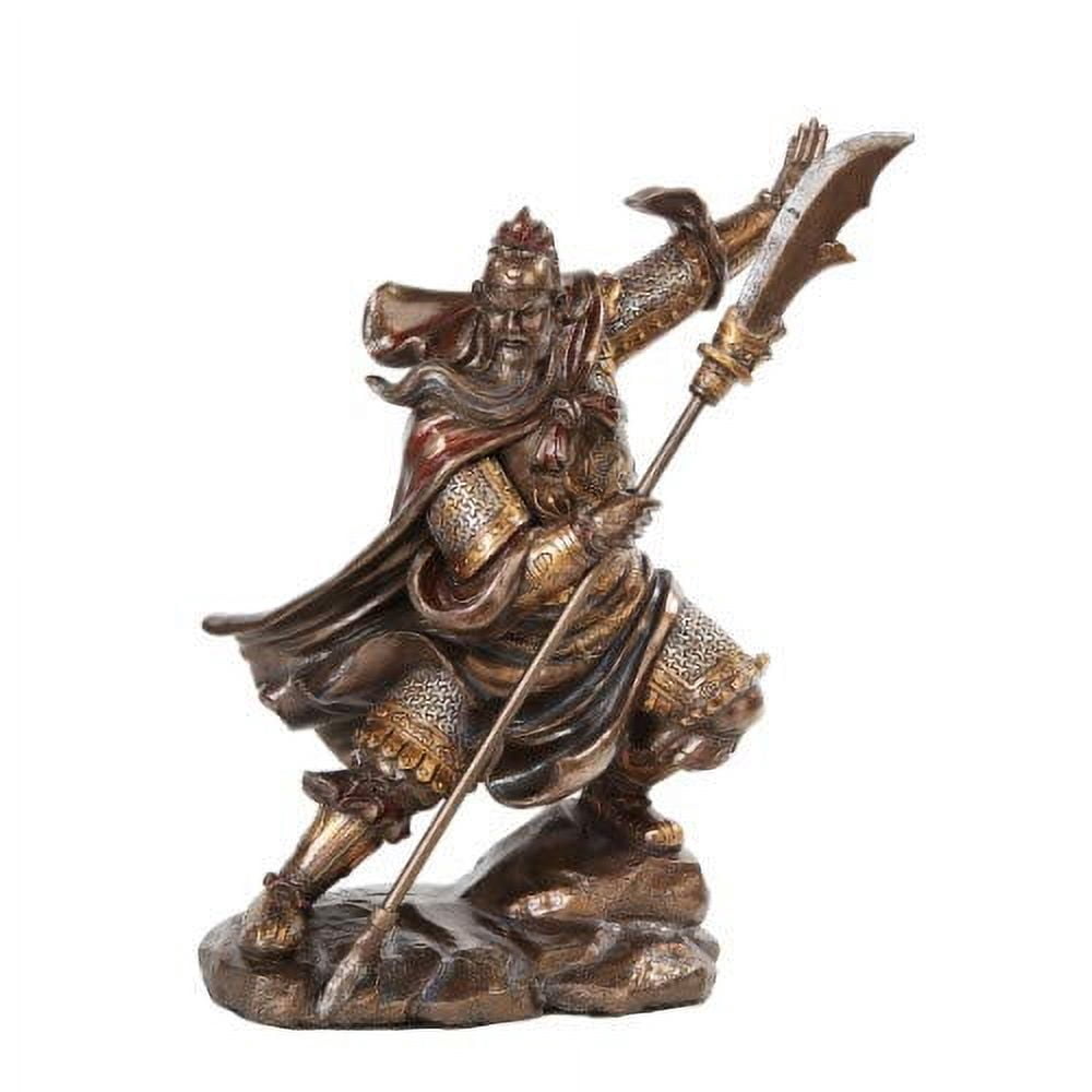 PTC 13 Inch Guan Yu Chinese Fighting Warrior Resin Statue Figurine ...