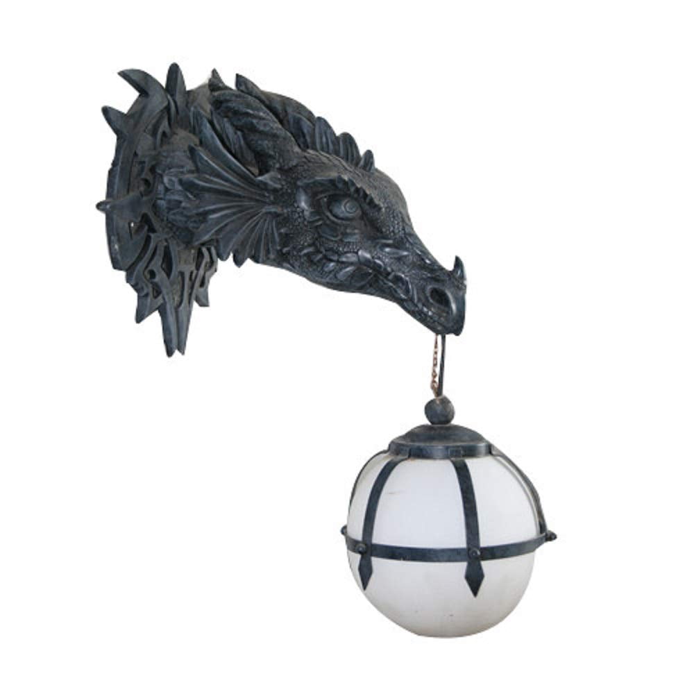 PTC 16 Inch Resin Gargoyle Dragon Wall Hanging Lamp/Night Light ...