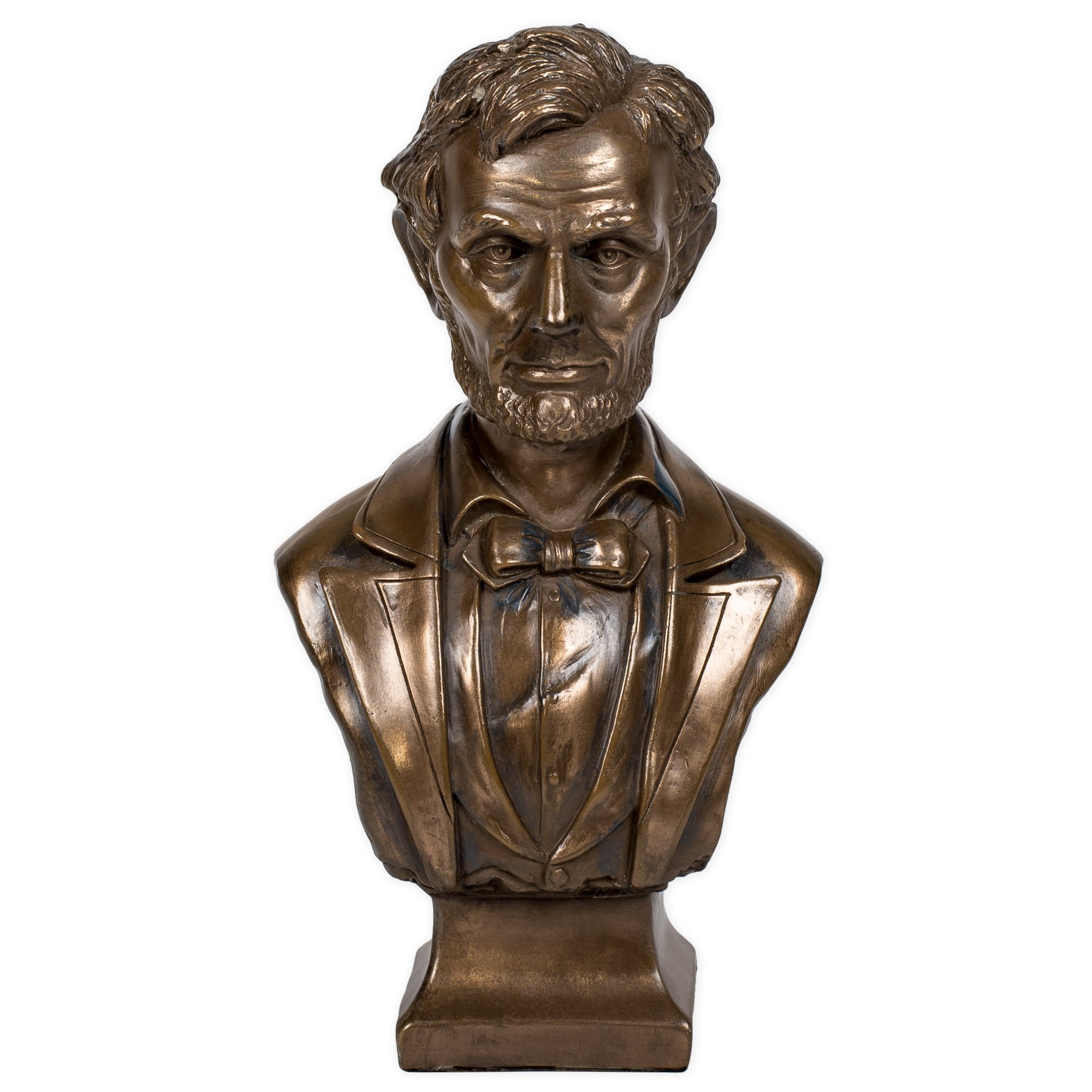 PTC 7.5 Inch Bronze Colored Abraham Lincoln Bust Figurine Statue ...