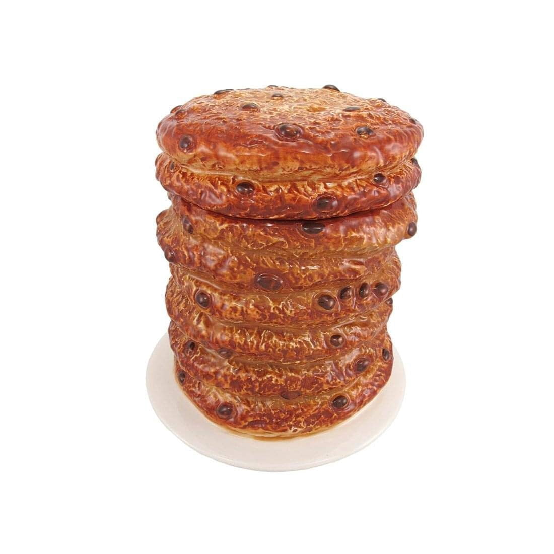 PTC 8 Inch Giant Stacked Chocolate Chip Cookies Ceramic Jar Figurine ...