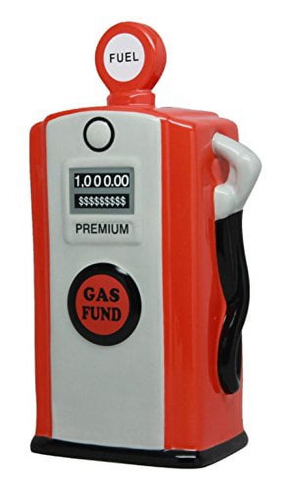 PTC Pacific Giftware Ceramic Gas Pump Savings Piggy/Coin/Money Bank ...
