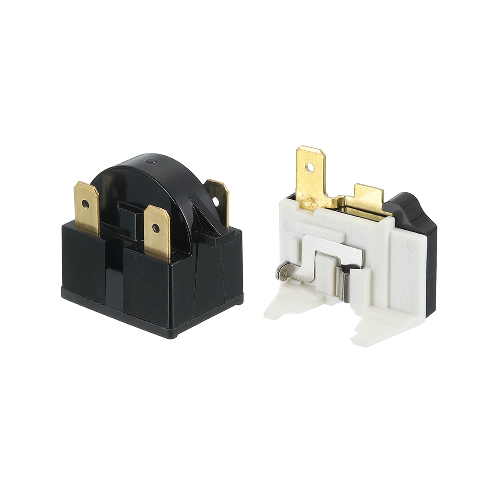 PTC Refrigerators Starter Relay 4.7 Ohm 3 Pin and 1/4HP Overload Protector - Walmart.com