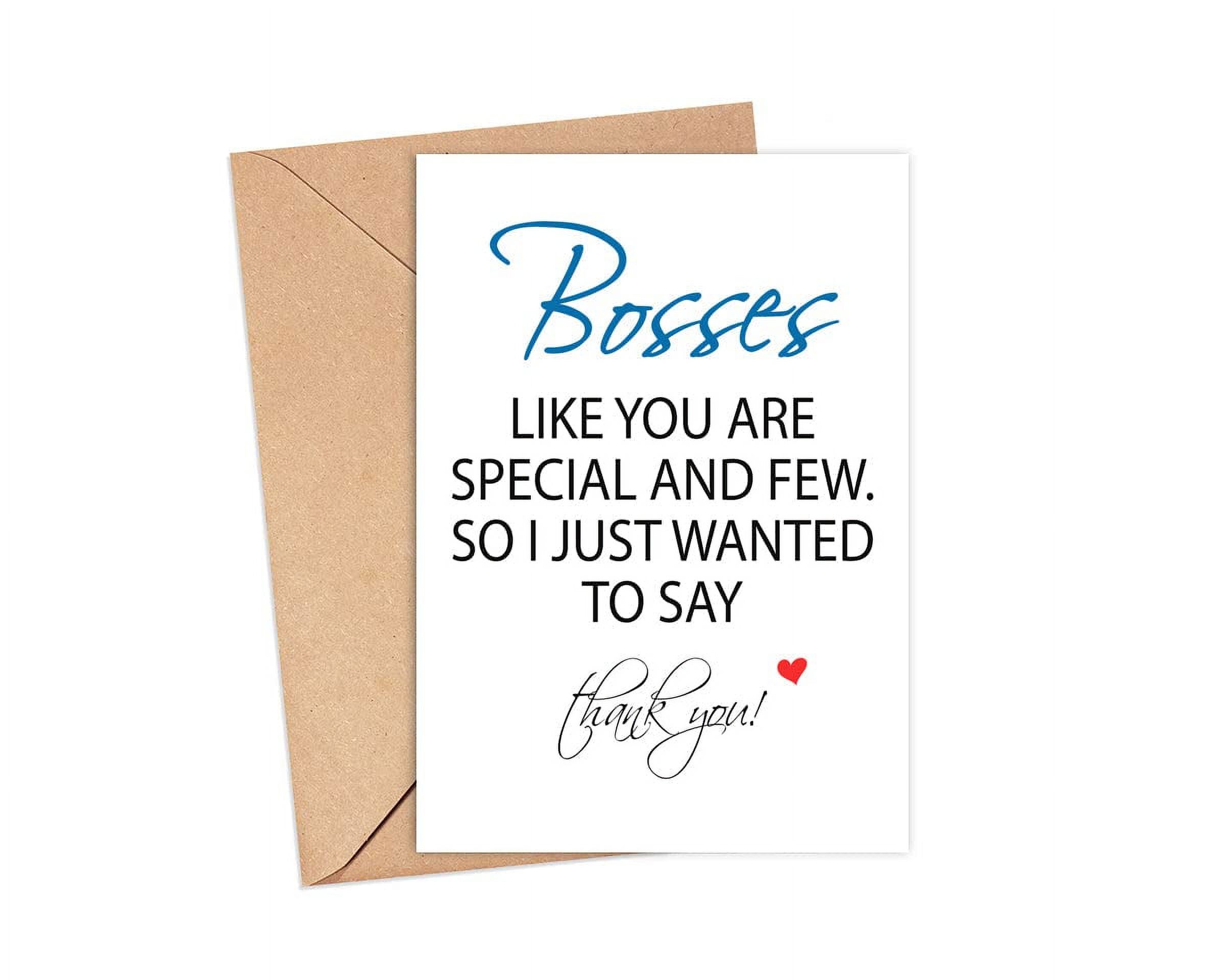 PTDShops Bosses Like You Are Special And Few Card - Boss Thank You Card ...