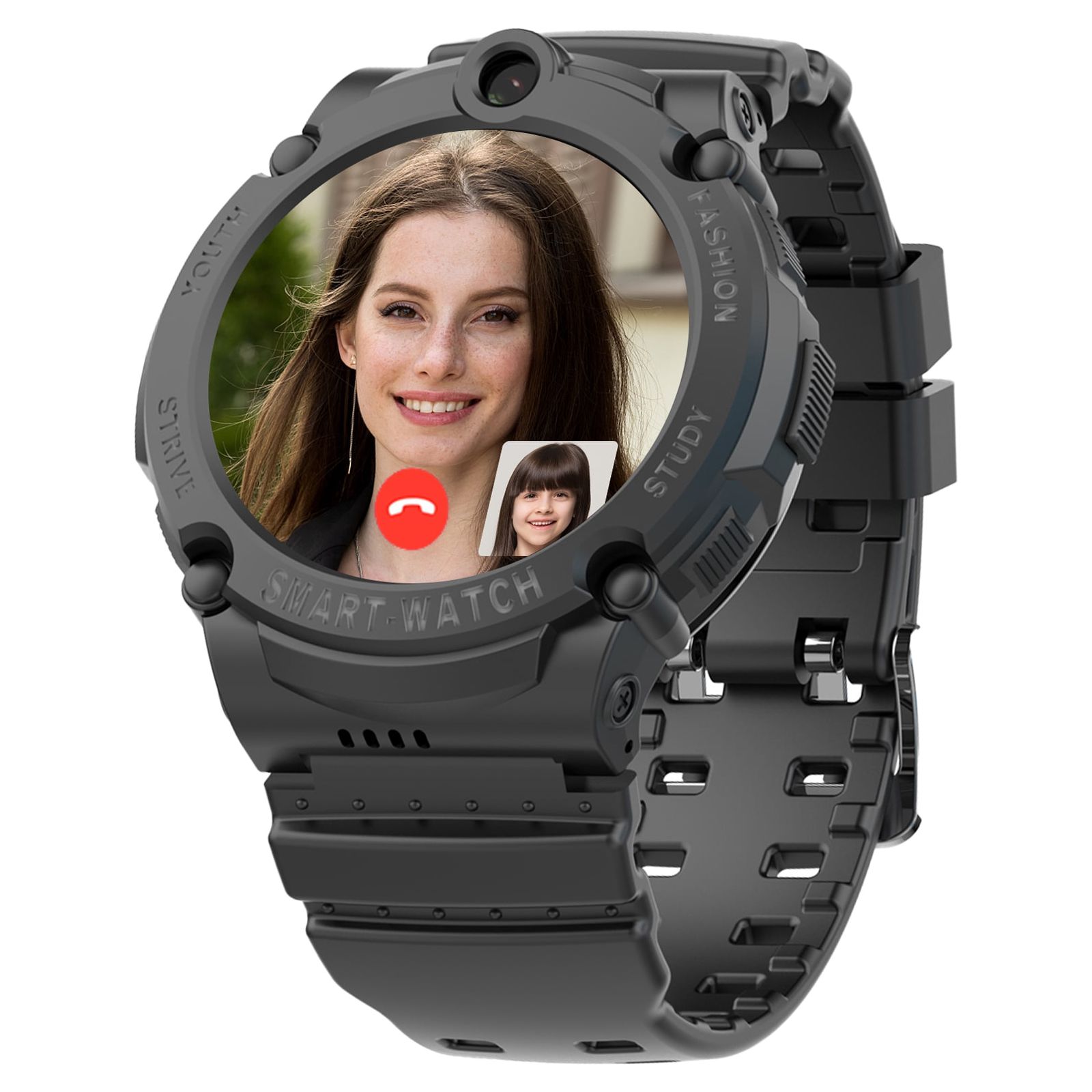 PTHTECHUS S07 Smart Watch for Boys Girls Smartwatch for Kids with 4G ...